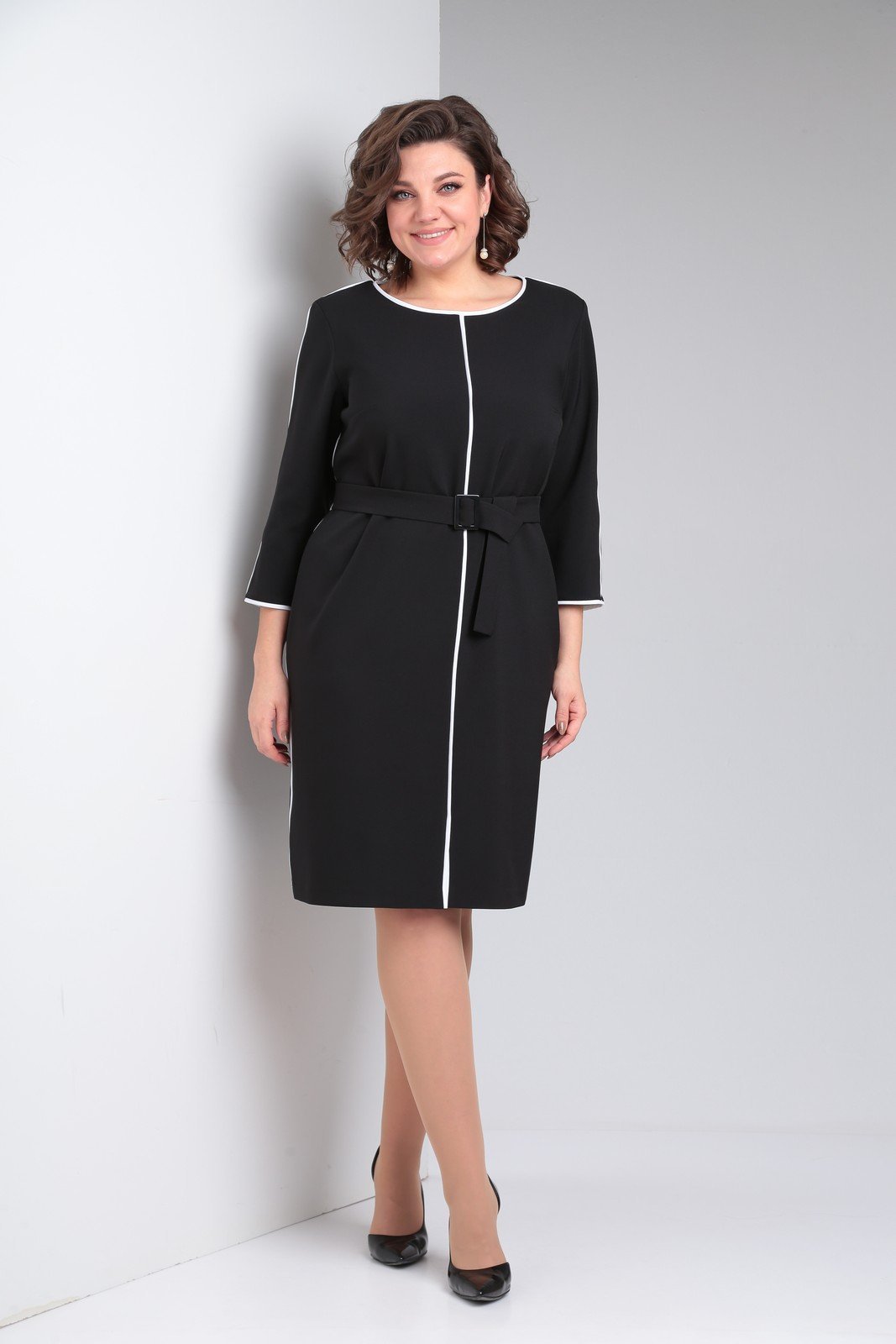 Платье 1876 черный POCHERK купить в интернет магазине Велесмода